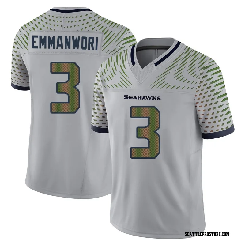 Gray Men's Nick Emmanwori Seattle Seahawks Limited Wolf 2025 Rivalries ...
